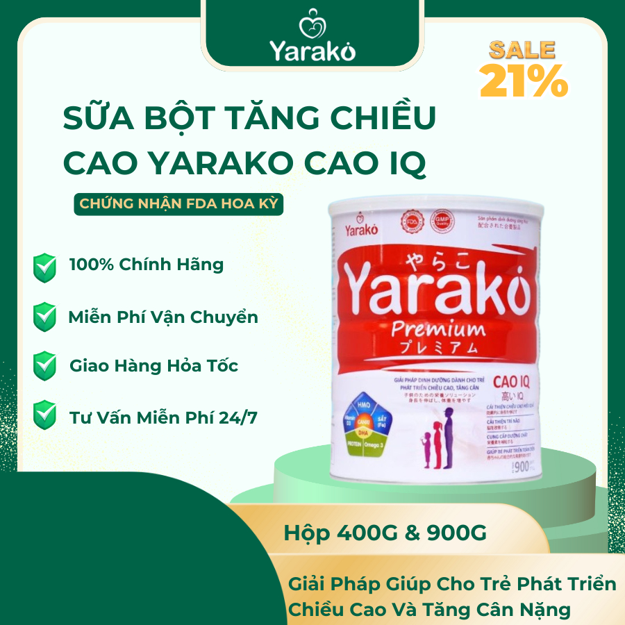 Yarako IQ Height Increasing Milk Powder Solution to help children ...