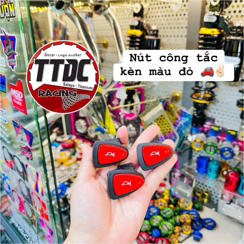 [Price For 1 piece] Red horn switch button for many car models | Shopee ...