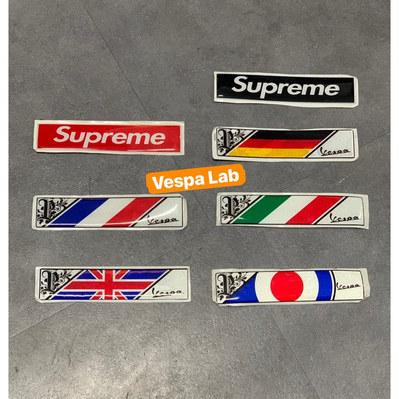 Vespa SPRINT PRIMAVERA LX LXV GTS GTV LICENSE PLATE BASE DECAL STICKER ...