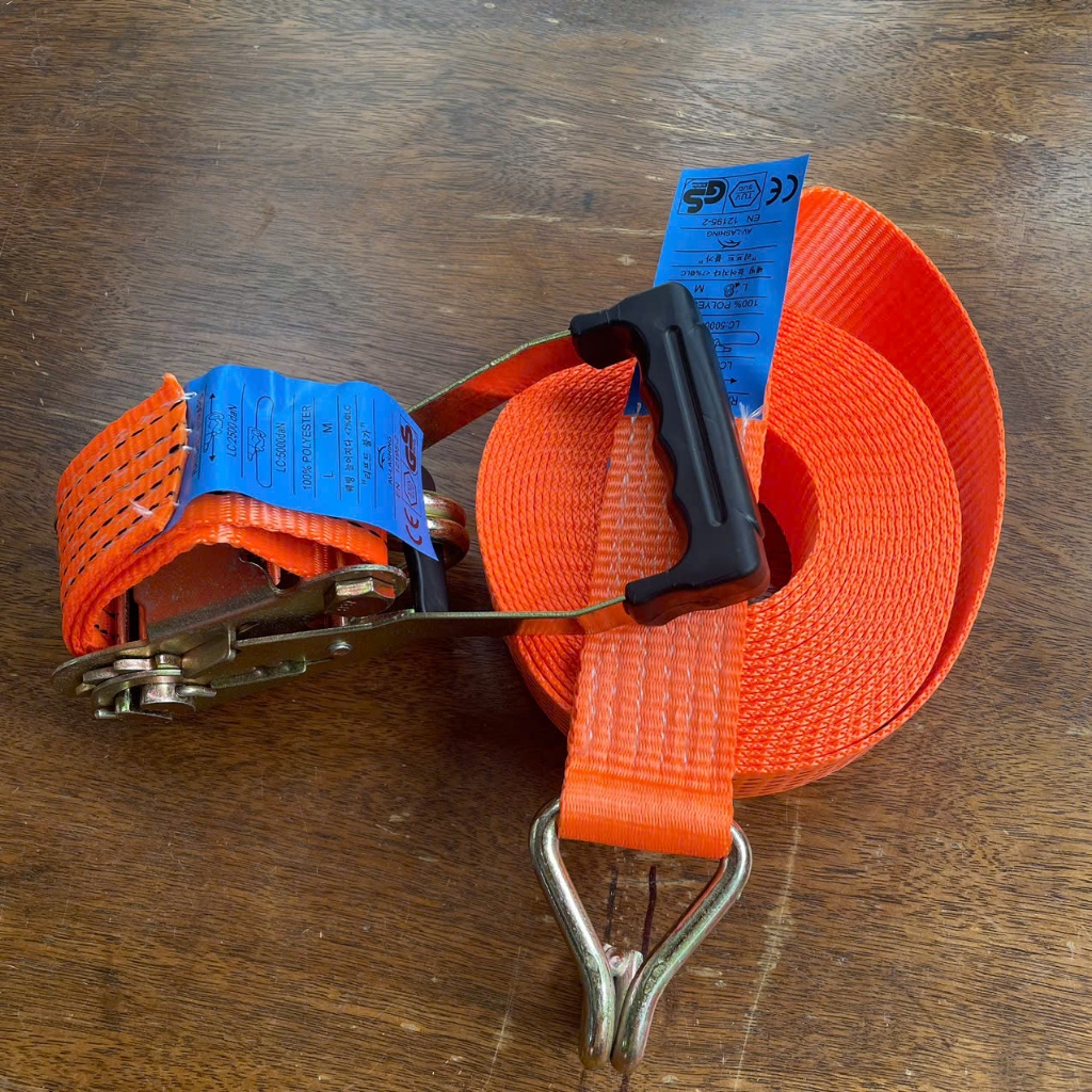 5-ton truck lashing set (orange) 5cm wide (All sizes) | Shopee Malaysia