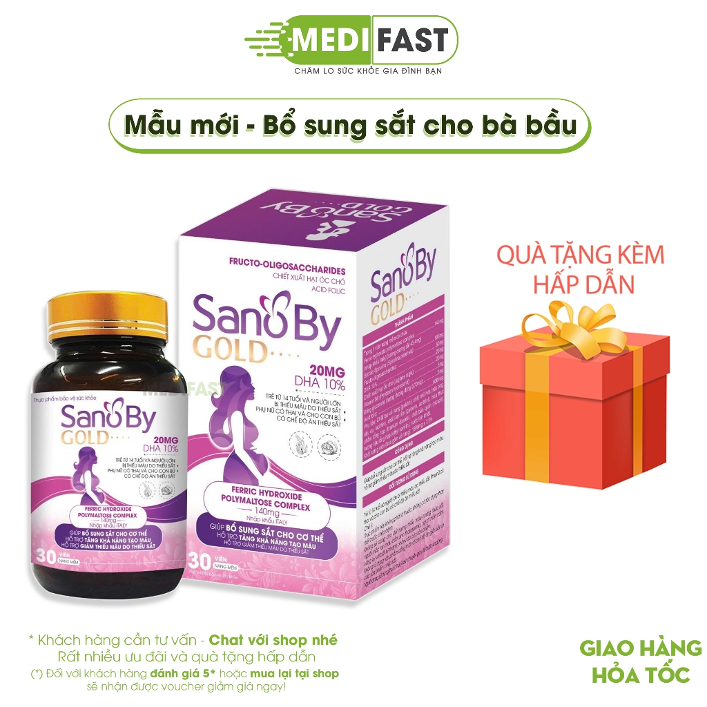 Sano By Gold pills, iron supplement to nourish pregnancy and blood ...
