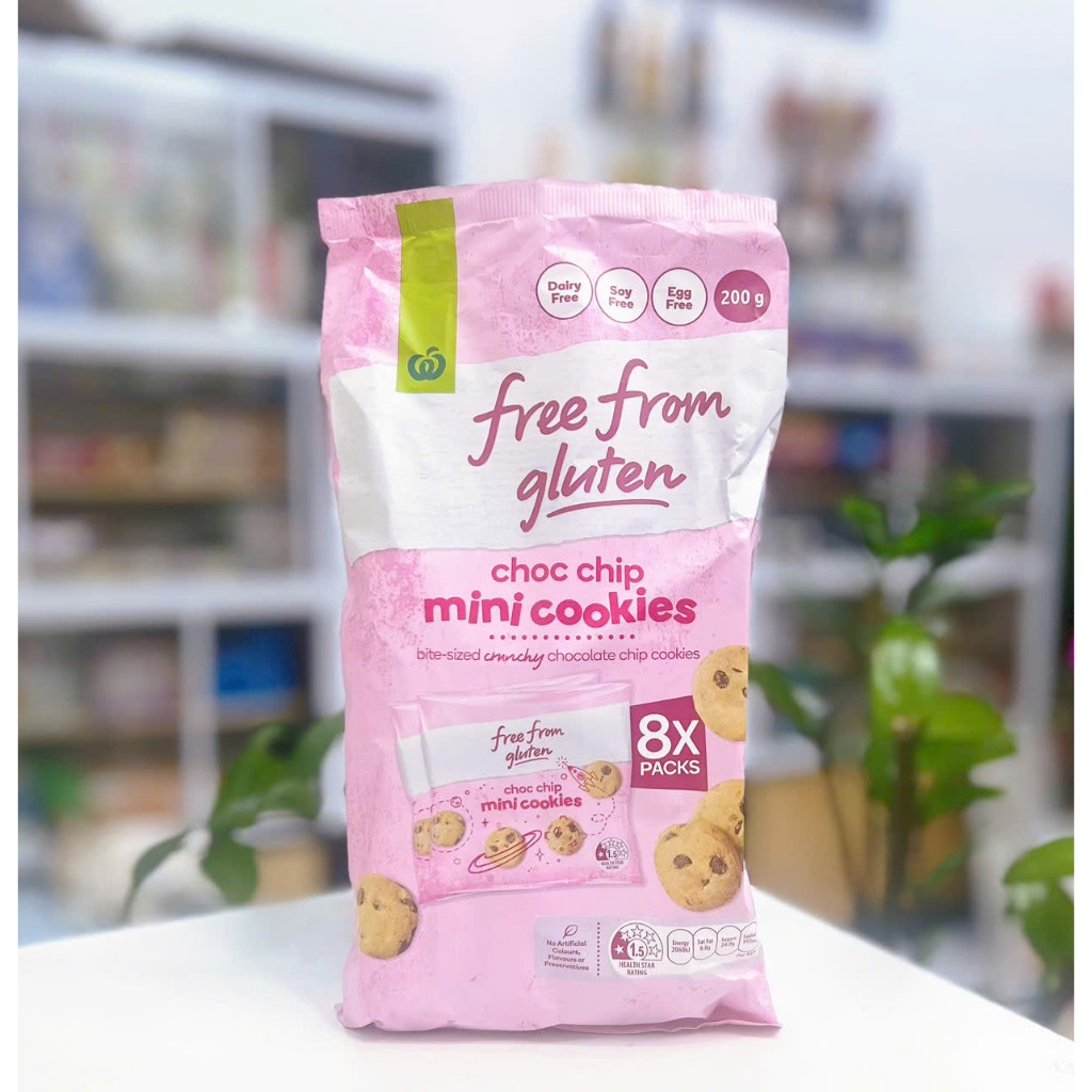 (AUSTRALIAN Products) GLUTENFREE WoolWorth chocolate chip cookies mini ...