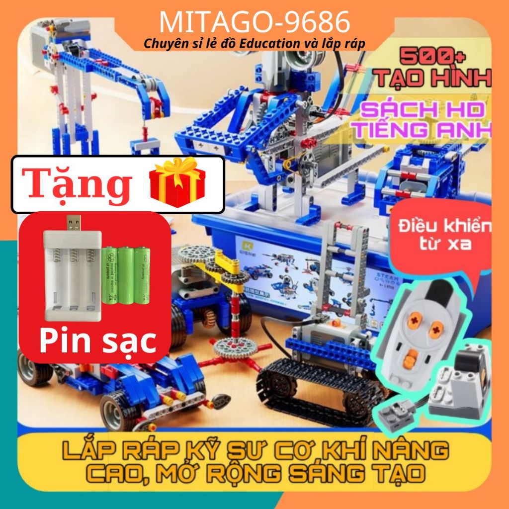 Mechanical ENGINEERING SET 9686 - PLASTIC BOX INCLUDED, boy model ...