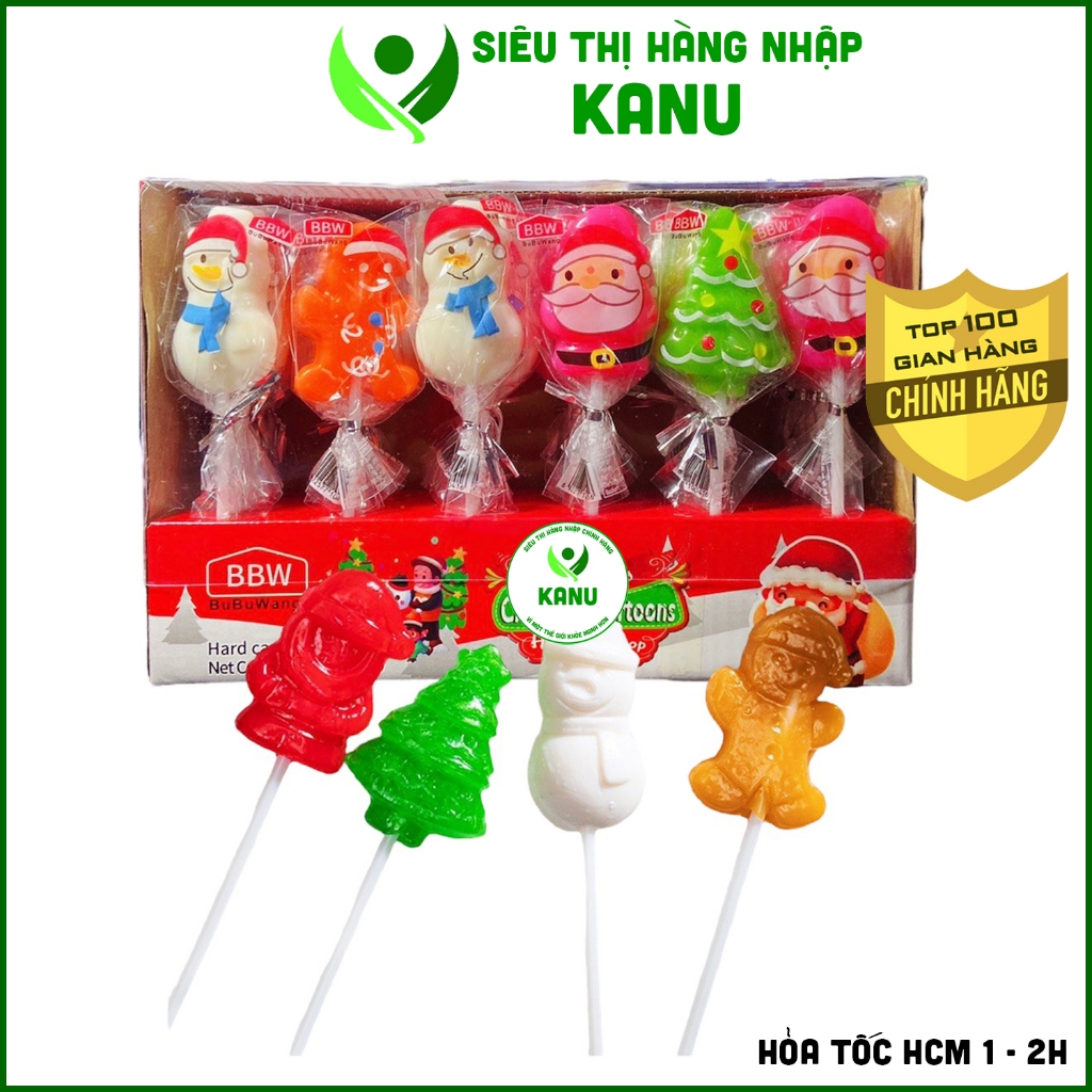 [Box Of 30] Merry Christmas BBW Christmas lollipops, lollipop candy ...