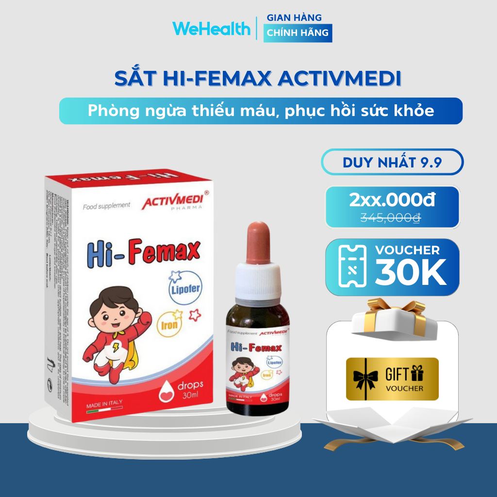 Hi-femax ActivMedi - Organic Lipofer iron drops for children Hi-Femax ...