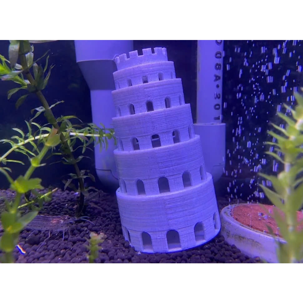 Tower for decorating fish tanks, aquariums, decor - votri3d - V68 ...
