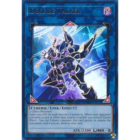 Yugioh Cards - TCG - Decode Talker - DUDE-EN023 - Ultra Rare 1st ...