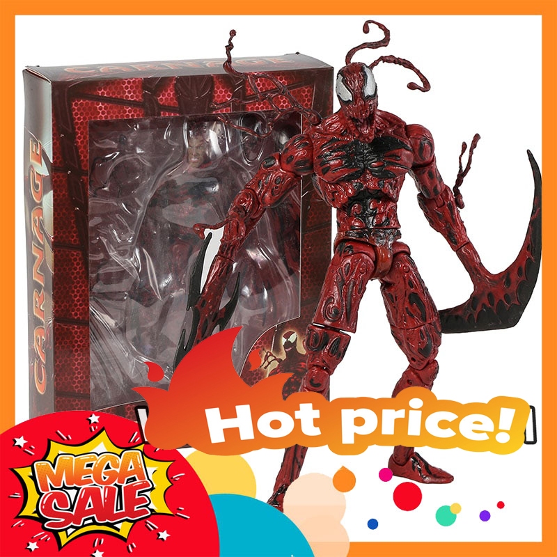 Carnage Red Venom Marvel Legends Model Full Box | Shopee Malaysia