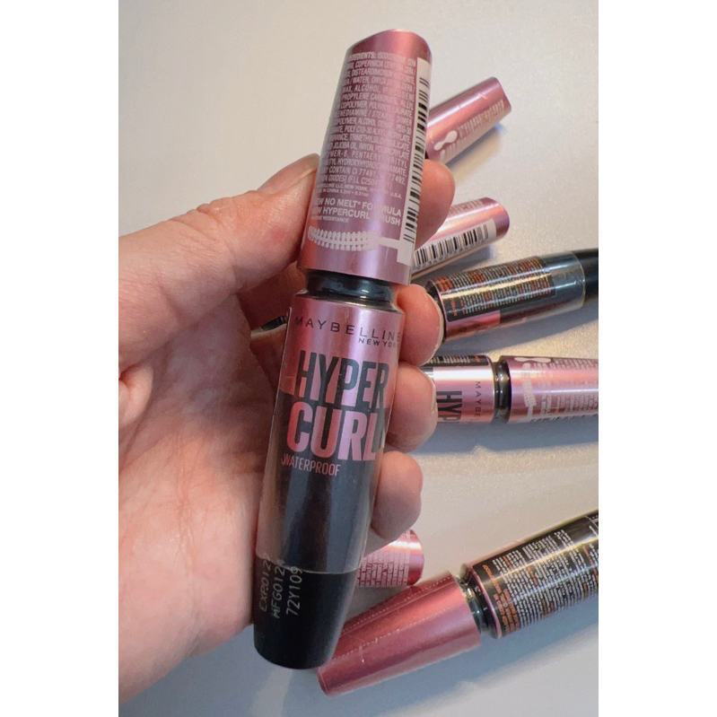 Maybelline New York eyelash lengthening and curling Mascara black ...
