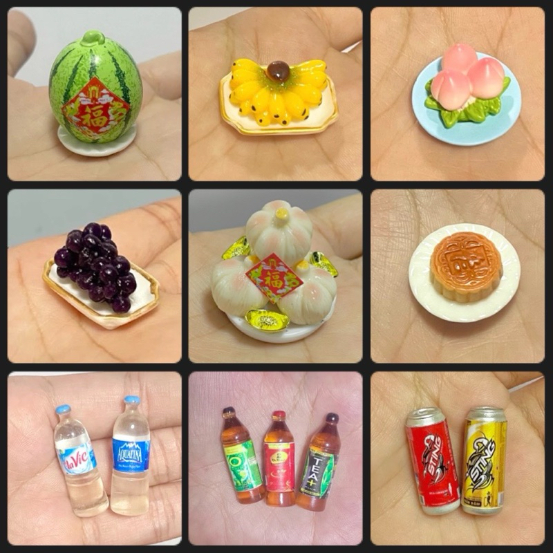 Chibi fruit model (garlic tower to ward off evil spirits, watermelon ...