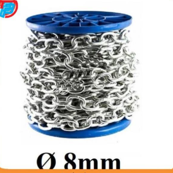 Phi galvanized iron chain [ 8mm ] Thai Binh Vina STEEL CABLE | Shopee ...