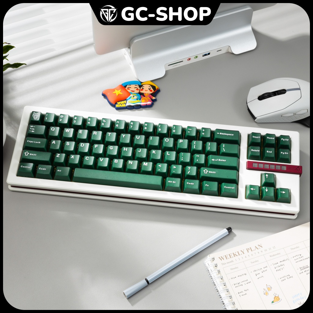 Aifei Green PGAY V2 Semi-transparent Keycap | Abs Double-shot | Cherry ...