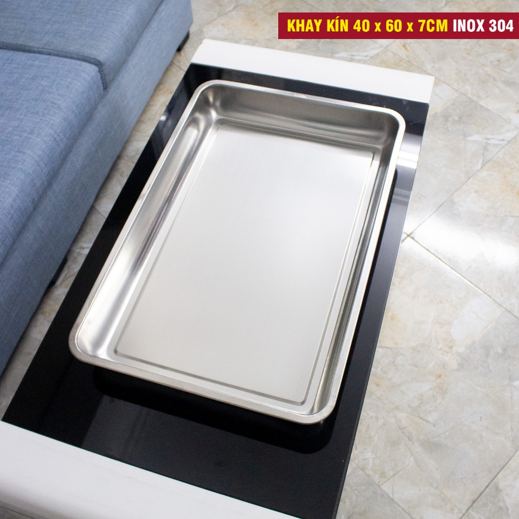 Stainless steel tray 40 x 60 x 7 (cm) high quality SUS304 stainless ...