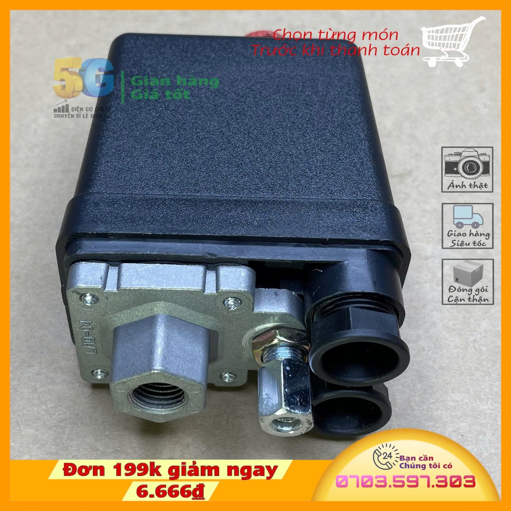 Taiwan Air Compressor RELAY/REL RELAY 1 Thread Hole 11mm Used for Many ...