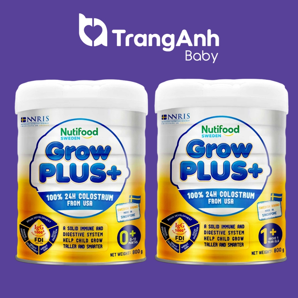 Nutifood GrowPLUS Powdered Milk+ Colostrum Helps Babies Enhance ...