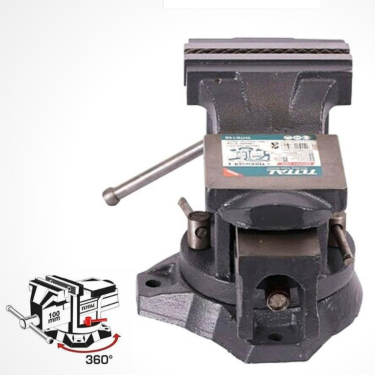 Total THT6146 4 inch swivel base vise INGCO HBV084 cold table vise ...