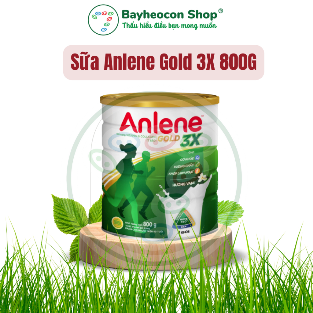 Anlene 3X Gold MovePro Vanilla Powdered Milk 800g (over 40 years old ...