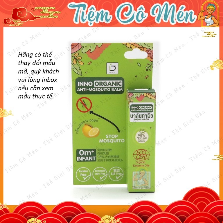 Inno ORGANIC STOP MOSQUITO BALM - Wax to reduce itching, reduce ...