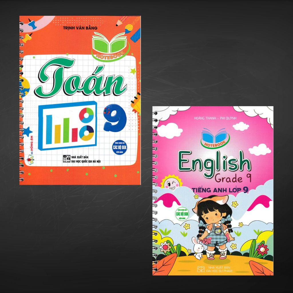 Book - Combo of 2 math and English notebooks for grade 9 (HAA) | Shopee ...