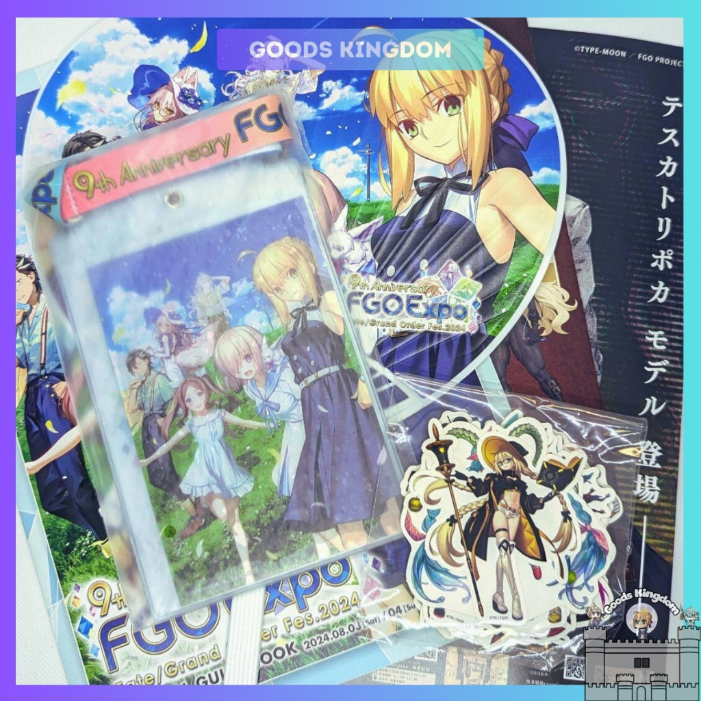 Sticker/ Sticker FGO Anniversary 9 EXPO - Fate Grand - genuine Aniplex ...