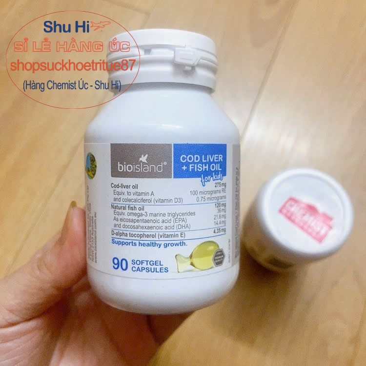 Bioisland Cod Liver Oil pills for babies, Cod Liver Fish Oil BioIsland 90 pills Australia ...