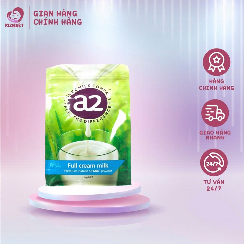 Australian A2 Whole Milk Powder Cream Milk Calcium Supplement to ...
