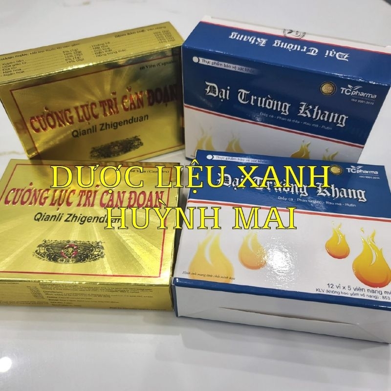 Combo [Strengthening Hemorrhoids Can Doan & Dai Truong Khang] Supports reducing swelling, pain ...