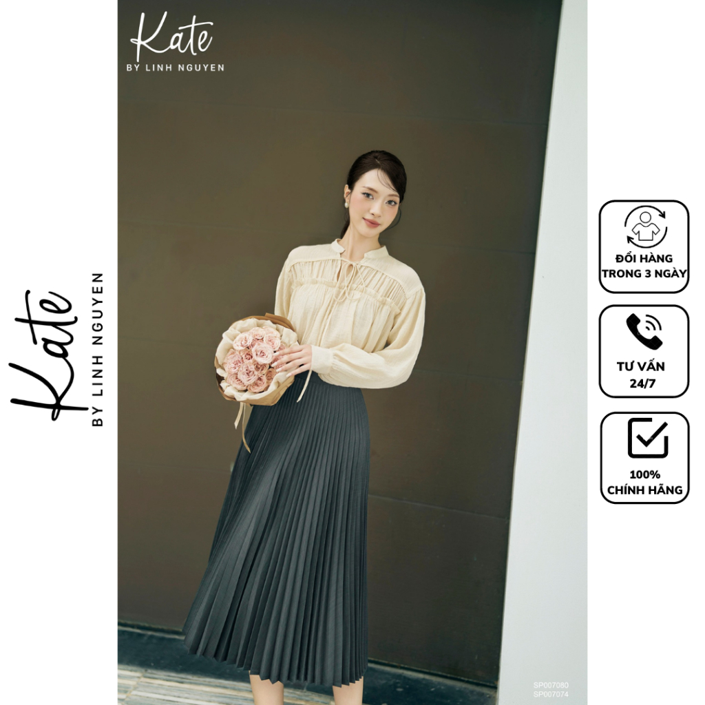 Vivian Shirt 7080 - Lidy Skirt 7074 fashion designed by Kate by Linh Nguyen | Shopee Malaysia