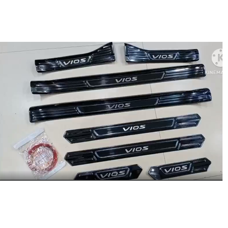Door sill covers, foot step braces for vios 2019 2020 2021 2022 2023 ...