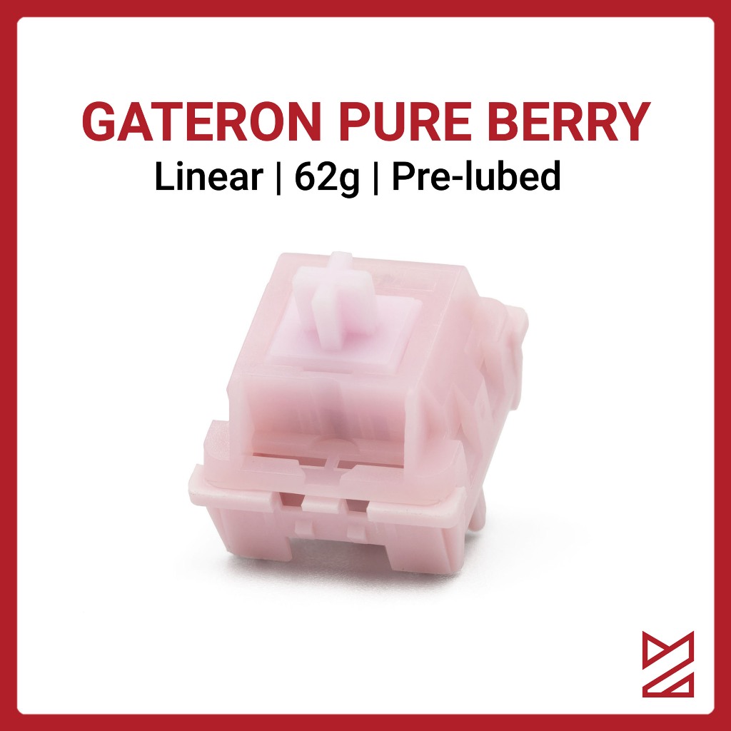 Gateron Pure Berry switch - Mechanical keyboard switch | Shopee Malaysia