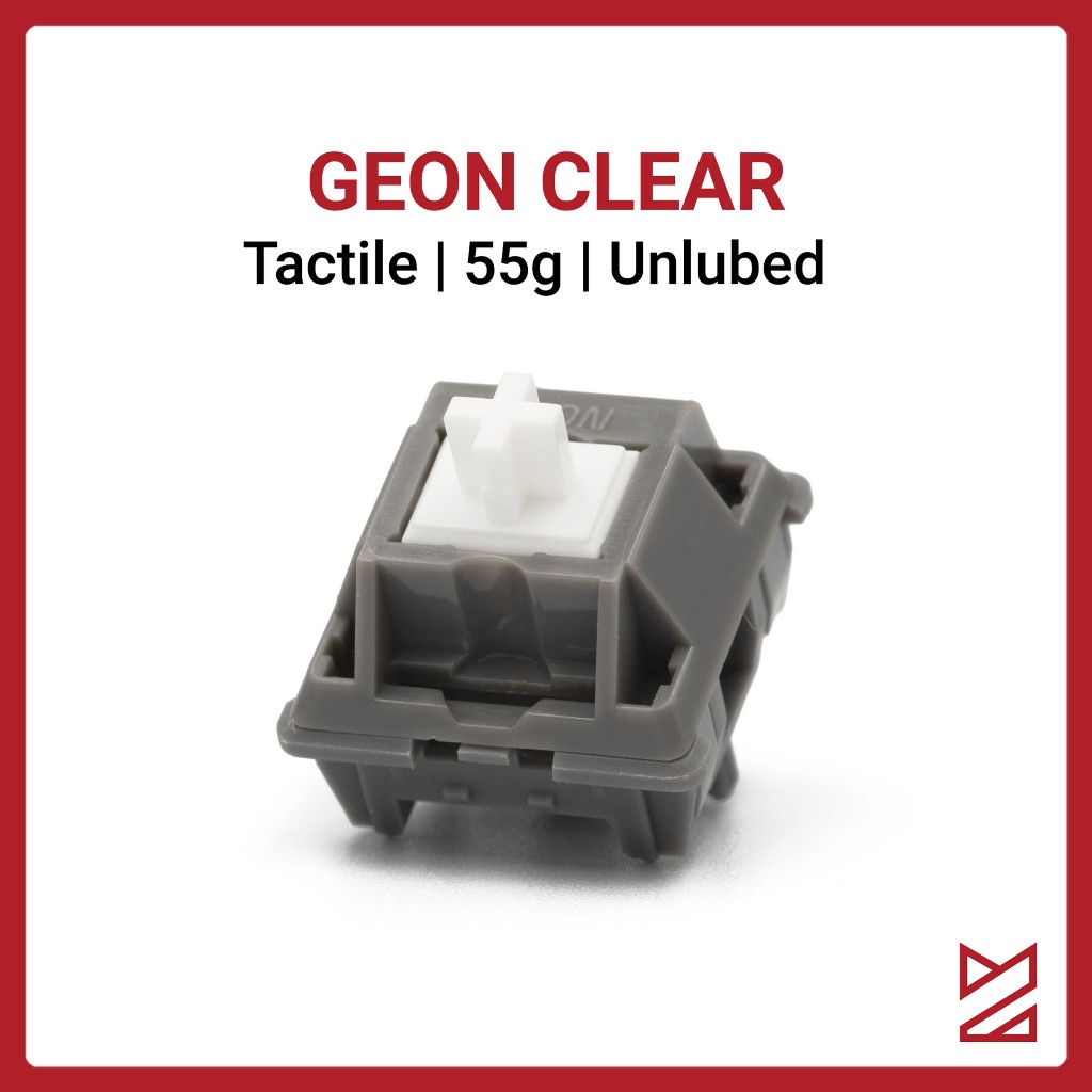 Switch Geon Black, Clear, Yellow - Mechanical Keyboard Switch | Shopee Malaysia