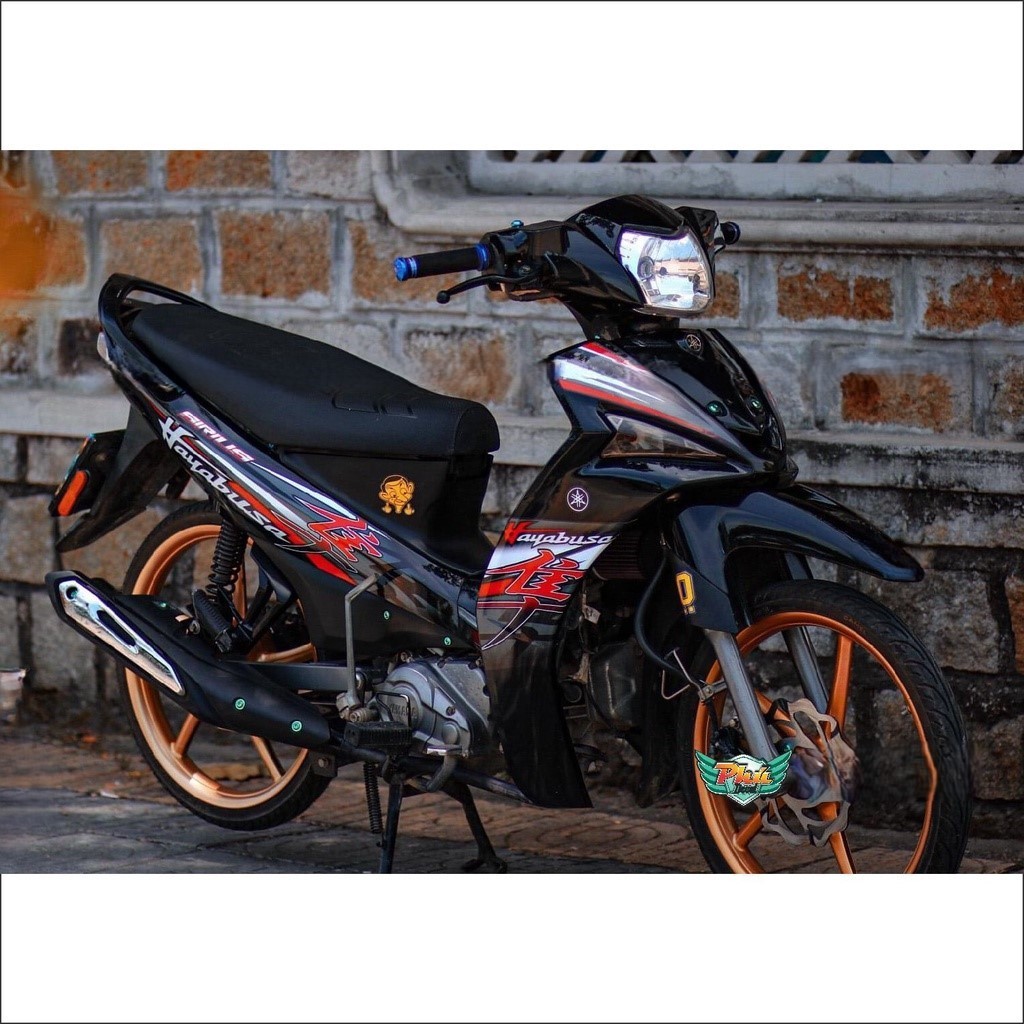Hayabusa black Sirius Fi car decal (C) | Shopee Malaysia