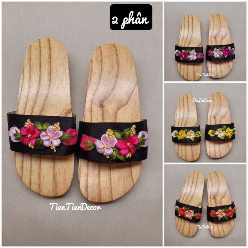 Wooden clogs, wooden clogs, traditional clogs embroidered with 2 inch ...