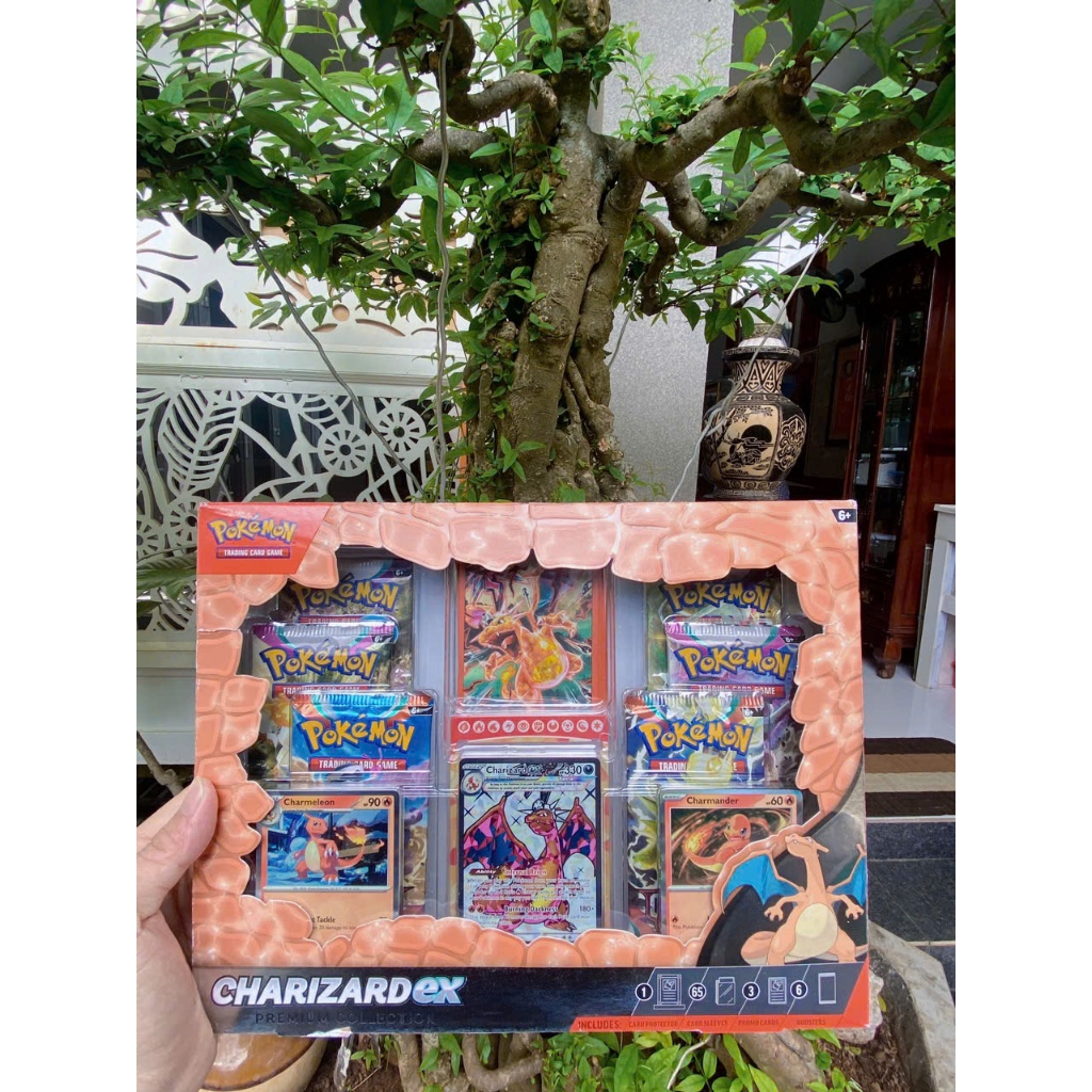1 Box of Genuine Pokemon Cards, Charizard ex Premium Collection ...