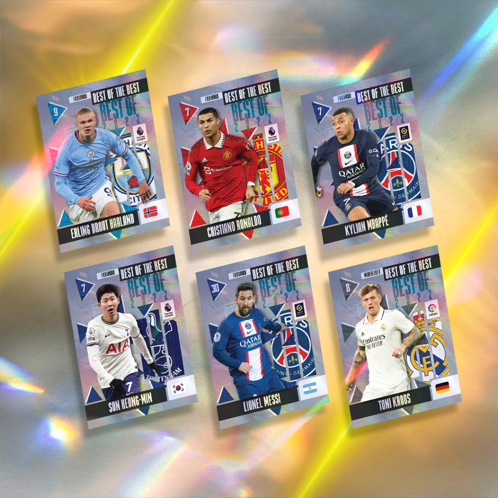 BEST OF THE BEST | SKY LABELS | Football player card | CR7 M10 Ronaldo ...