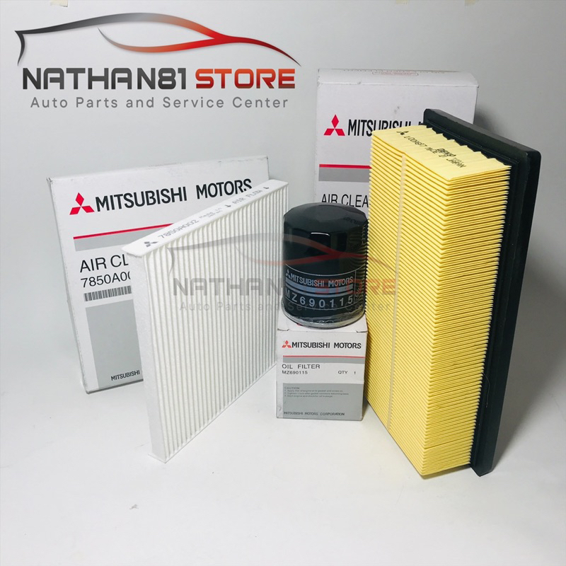 [Combo] 3 Mitsubishi Xpander replacement maintenance filters. Engine ...