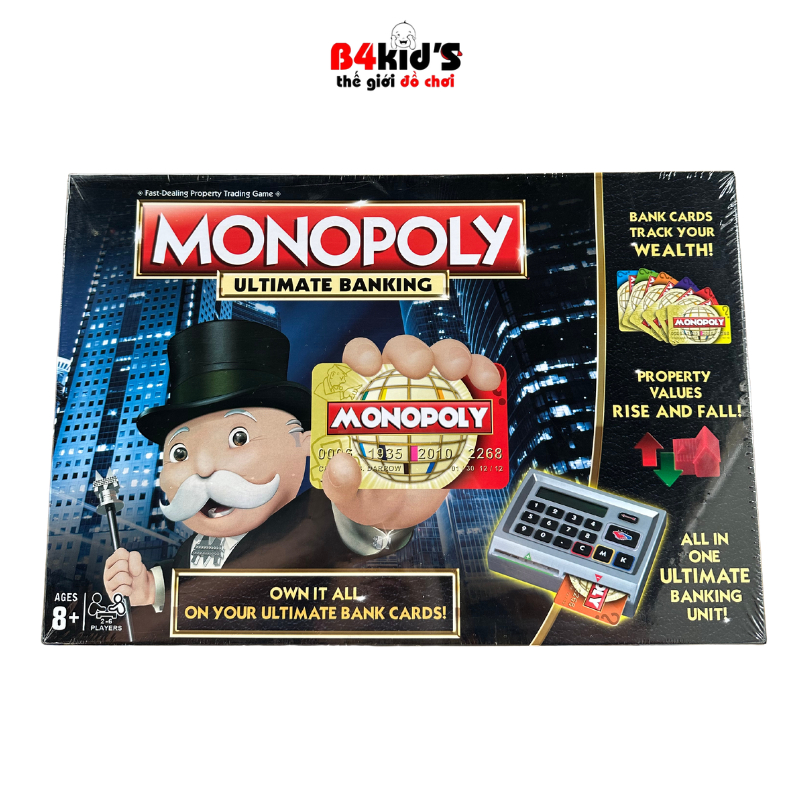 Monopoly Ultimate Banking 4.0 Monopoly Game with ATM card swiper in ...