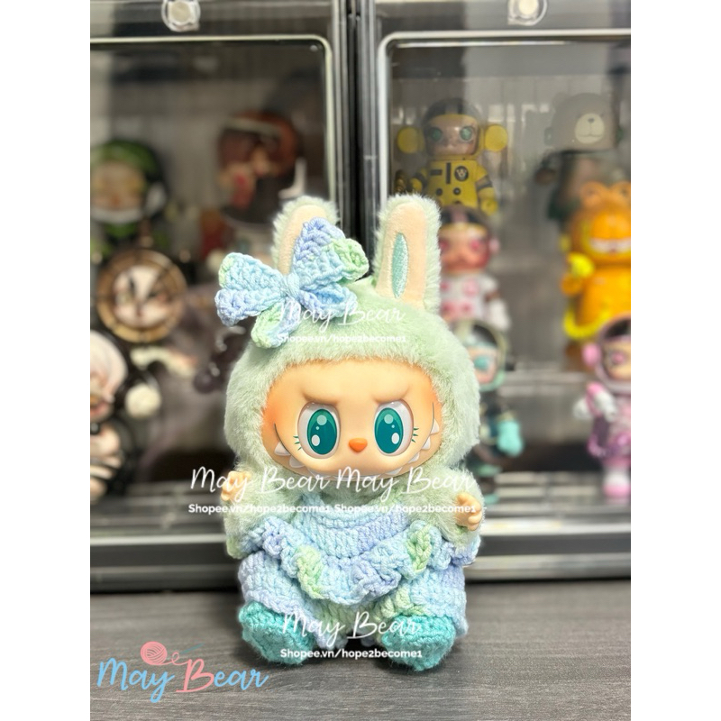 Wool Outfit for Labubu V2/Baoao-blue [May Bear] | Shopee Malaysia