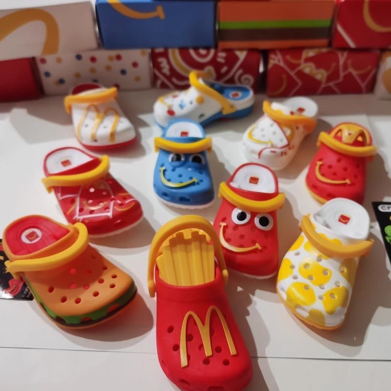 Cute cross MCdonald's slipper keychain | Shopee Malaysia