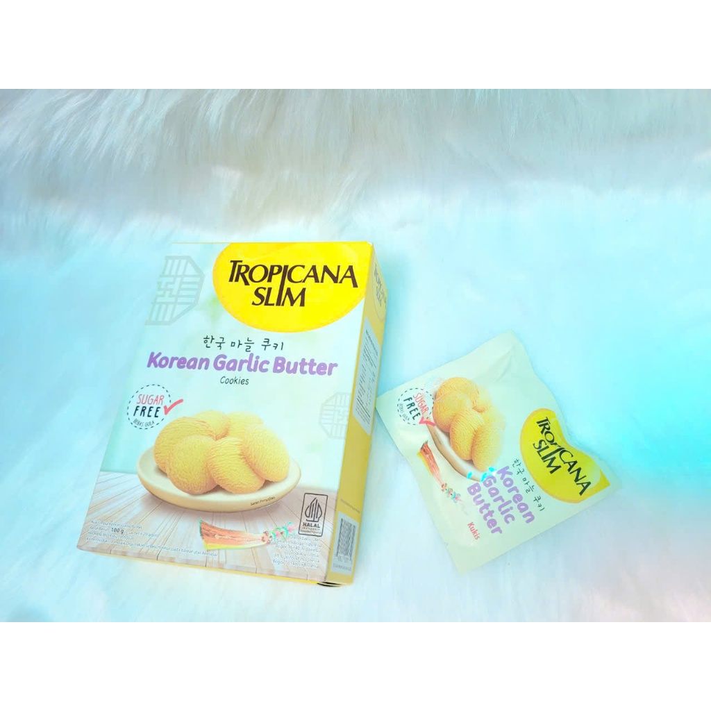 Tropicana Slim diet cake with garlic butter flavor KOREA - box of 100g ...