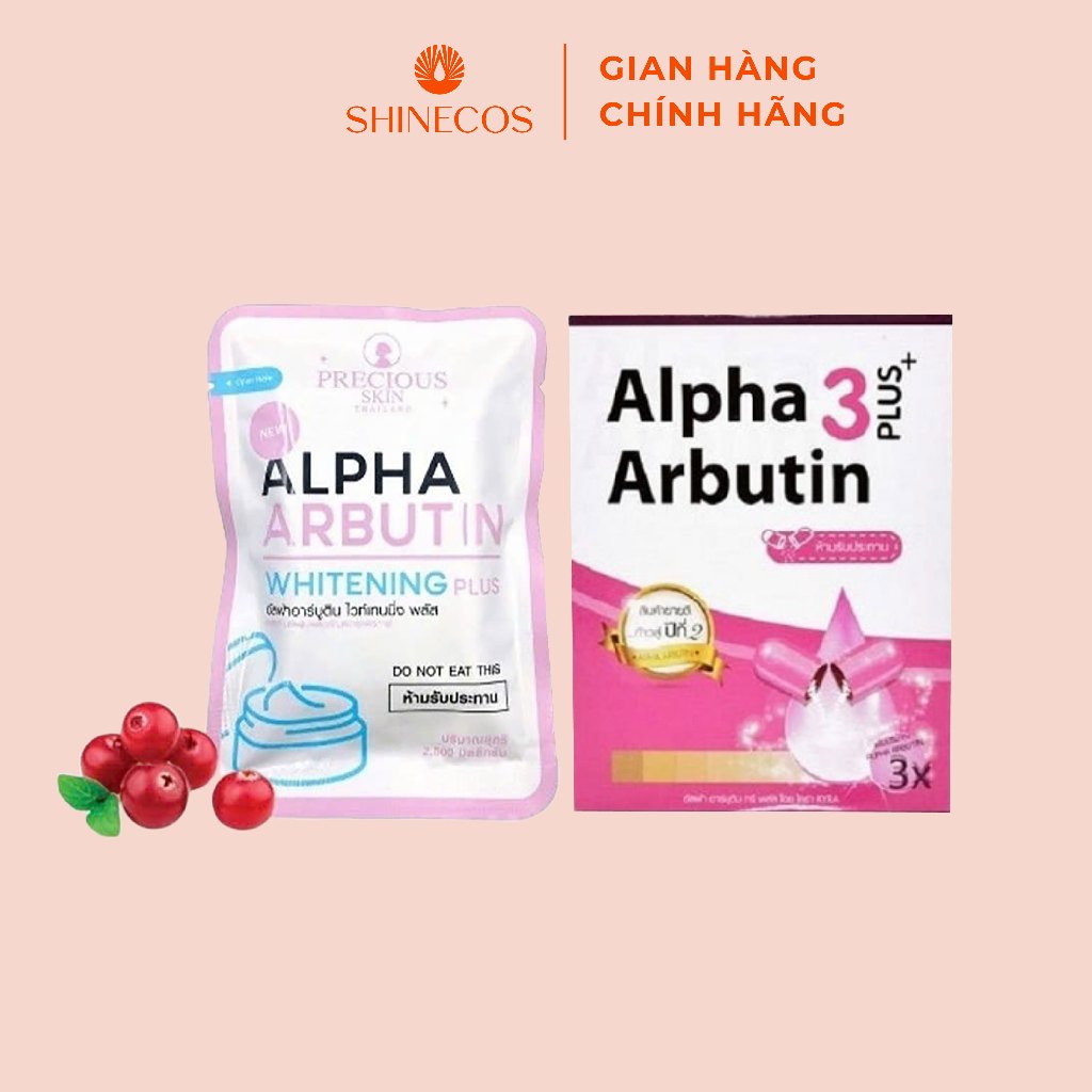 Blister of 10 Alpha Arbutin Whitening Plus Precious Skin Whitening and ...