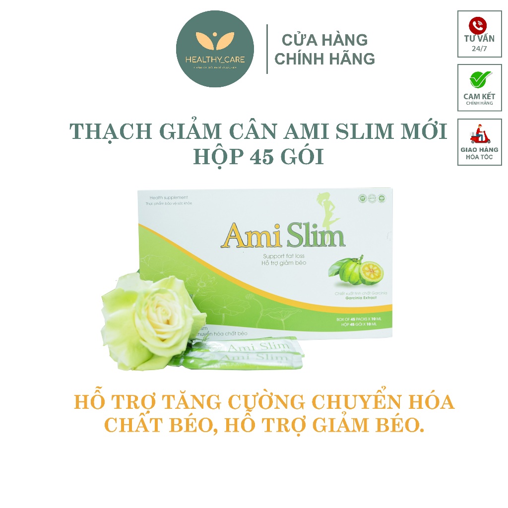 Ami Slim Weight Loss Jelly Latest Model Box of 45 Packets - Supports ...