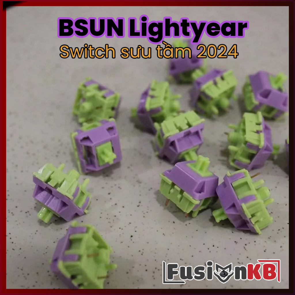 Bsun - Lightyear | Silent Linear switch | Collectible Switch | Fusionkb ...
