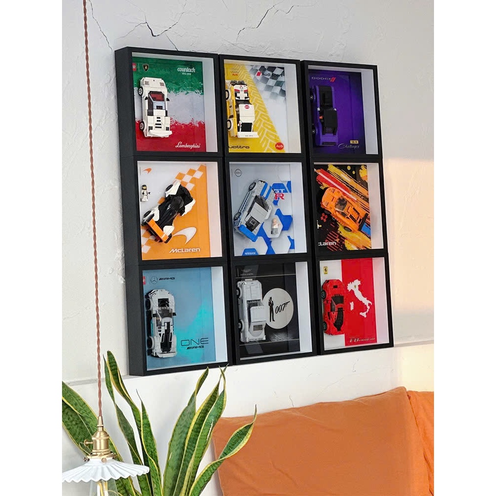 Desktop wall picture frame for Lego Speed Champions sets (Lego cars not ...