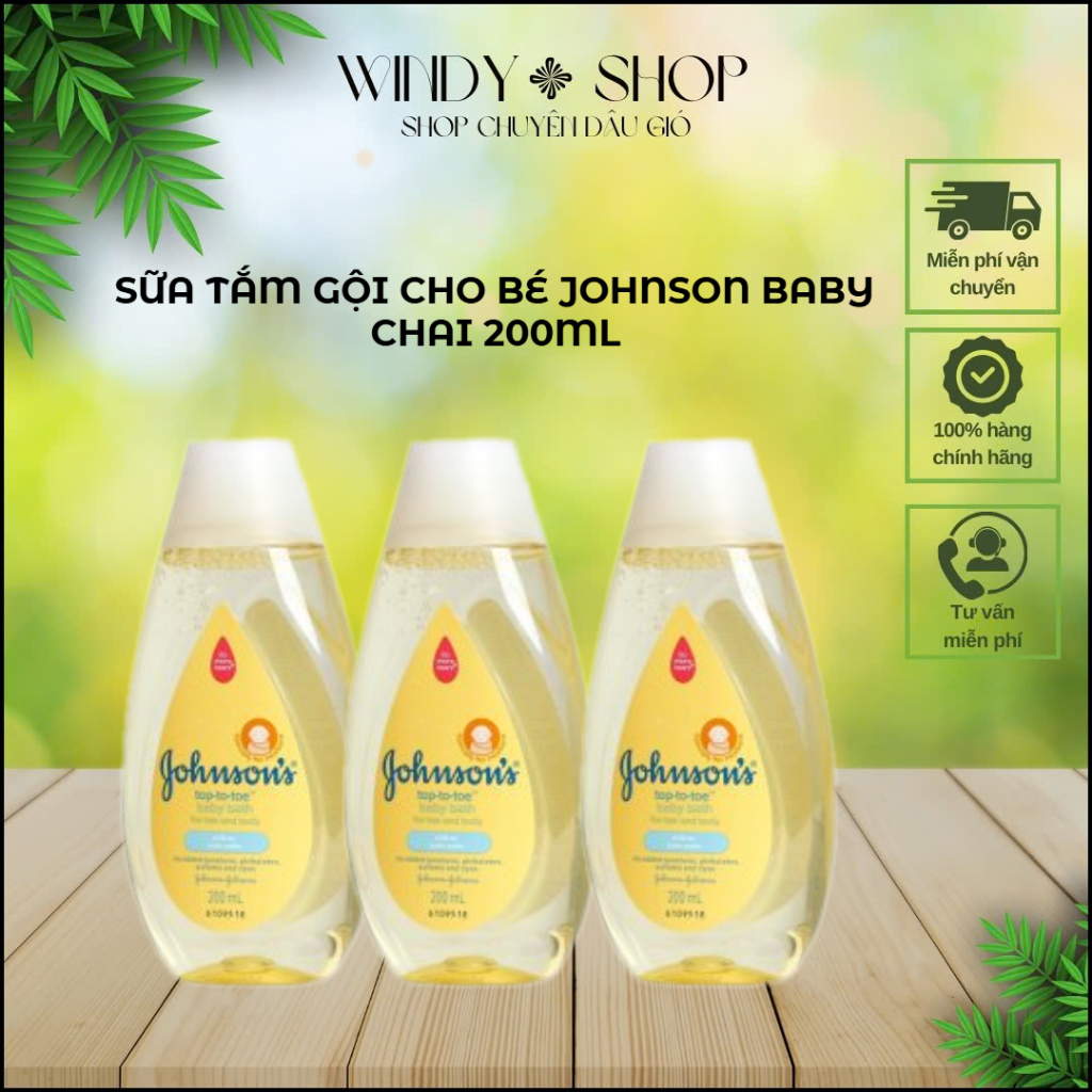 Combo 3 BOTTLES OF JOHNSON BABY SHOWER MILK 200ML | Shopee Malaysia