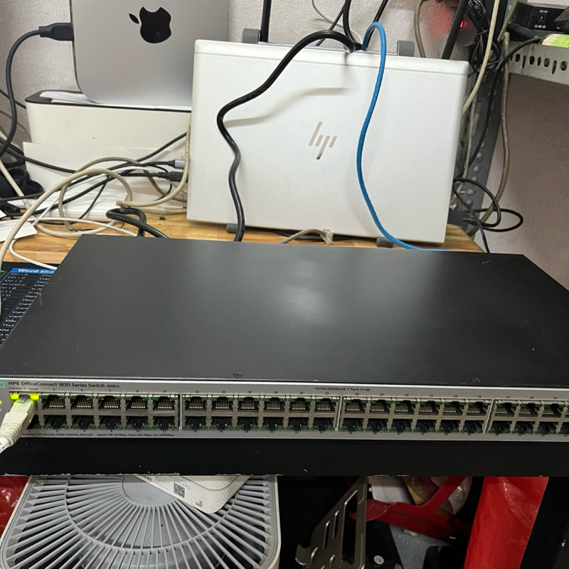 HP 1820 J9981A layer 2 48P gigabit network switch + 4 beautiful gigabit ...