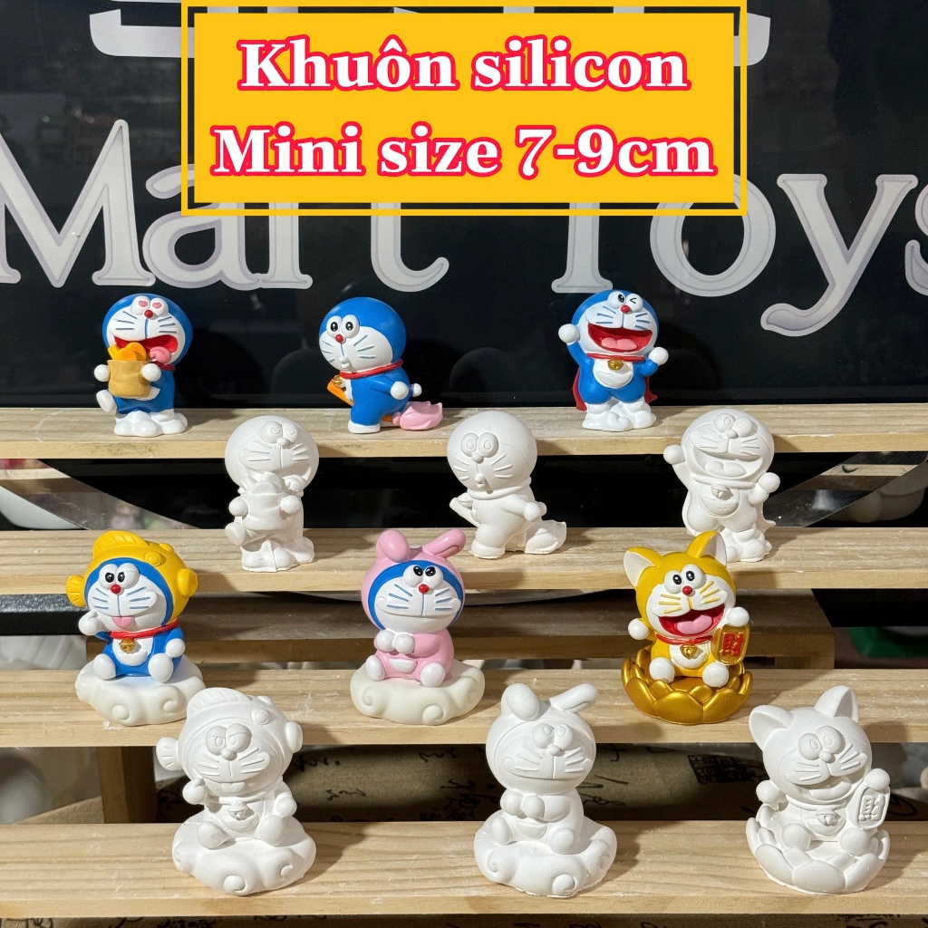 The MOST BEAUTIFUL MINI DORAEMON SILICON MOLD | Shopee Malaysia