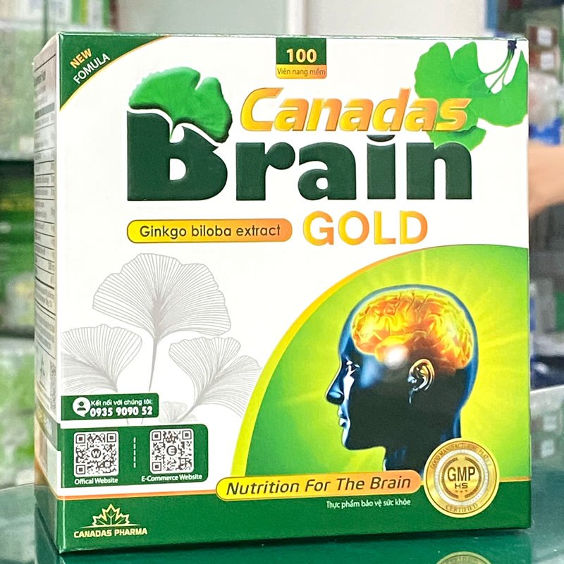 Canadas Brain Gold - supports cerebral circulation and blood ...