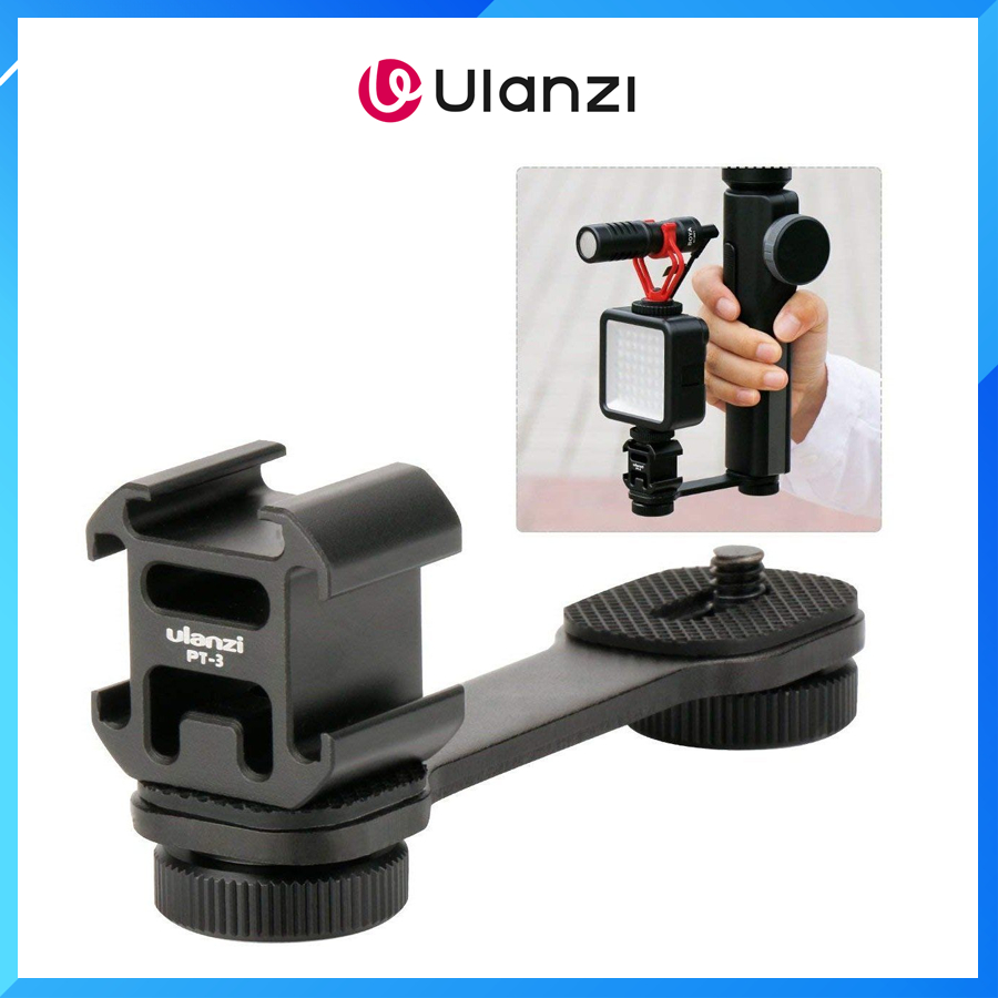 ULANZI PT-3 - Cold Shoe Mount Accessory Extension Mount | Shopee Malaysia