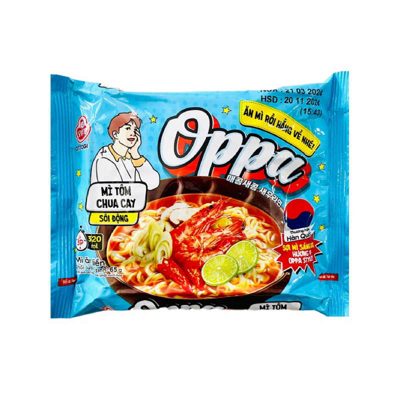 Oppa SPICY AND SURGERY SHRIMP NOODLES 65G | Shopee Malaysia